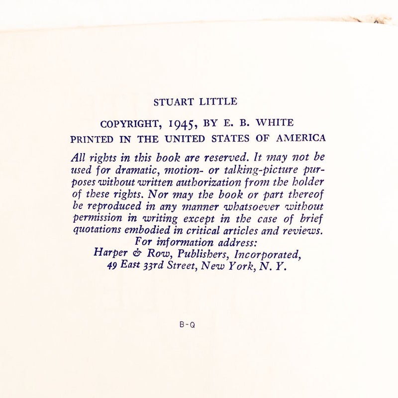 Stuart Little by E. B. White, Hardcover | Pangobooks