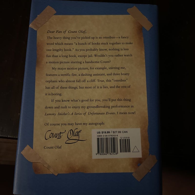 A Series of Unfortunate Events Box: the Trouble Begins (Books 1-3) by ...