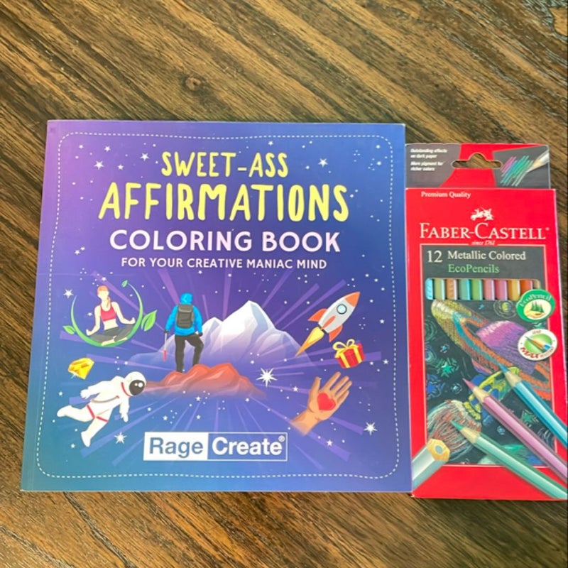 Sweet-Ass Affirmations Coloring Book by Heath Armstrong
