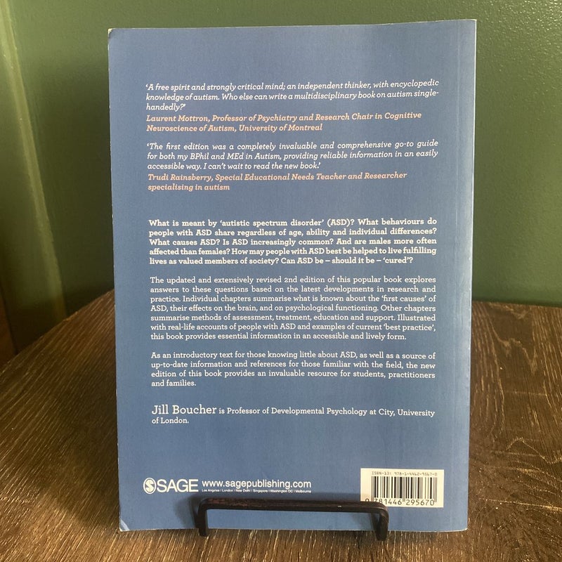 Autism Spectrum Disorder by Jill Boucher Autism Spectrum Disorder by Jill Boucher
