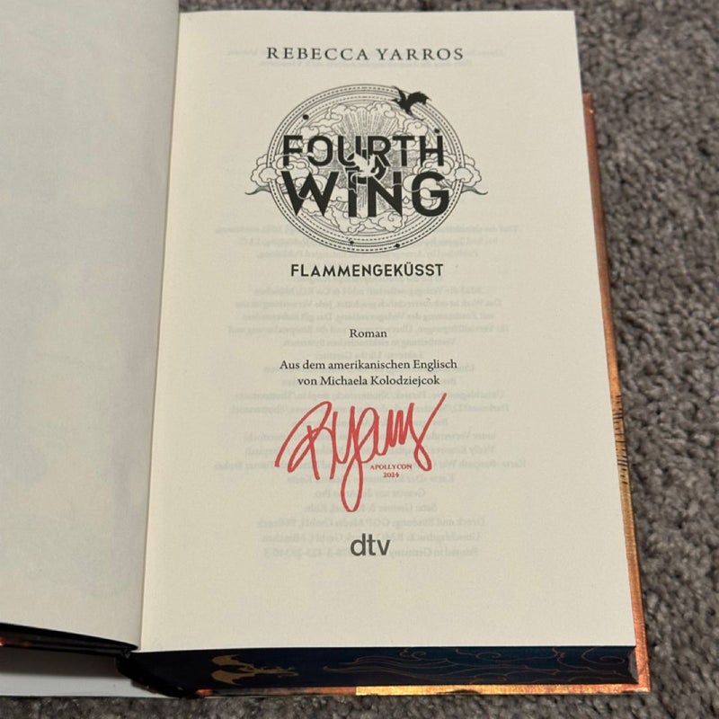 Fourth Wing German Edition by Rebecca Yarros, Hardcover | Pangobooks