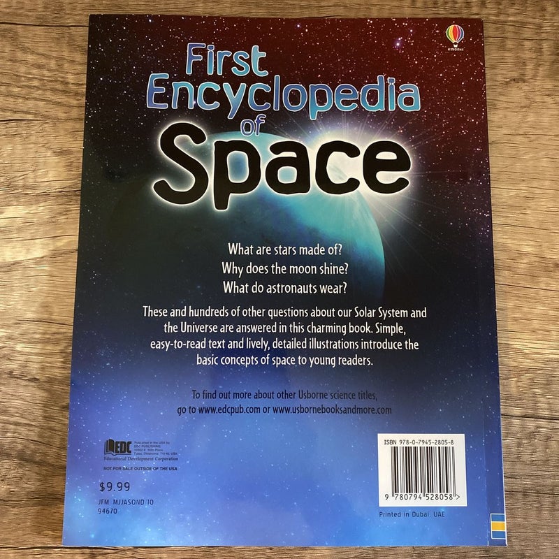First Encyclopedia of Space by Paul Dowswell, Paperback | Pangobooks