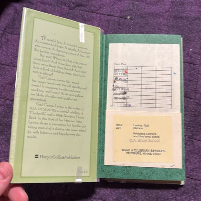 Princess Sonora and the Long Sleep by Gail Carson Levine