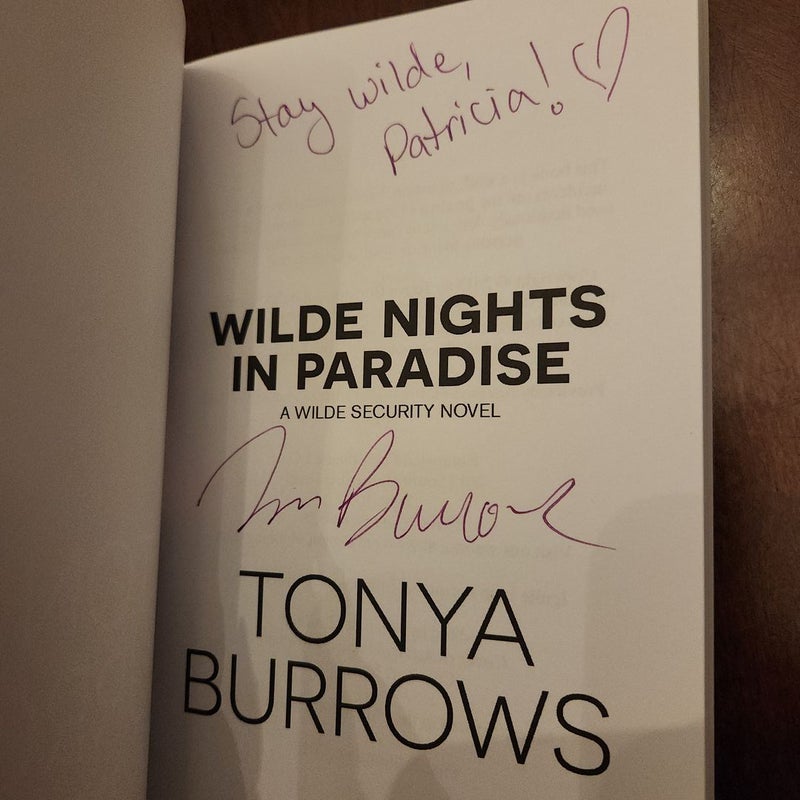 Wilde Nights in Paradise by Tonya Burrows, Paperback | Pangobooks