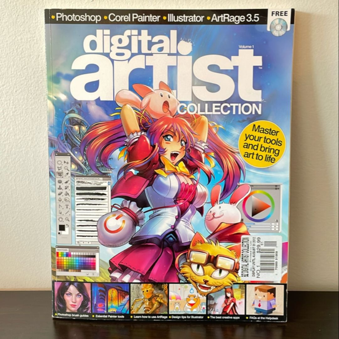 Digital artist collection book for photoshop illustrator artrage 3.5 ...