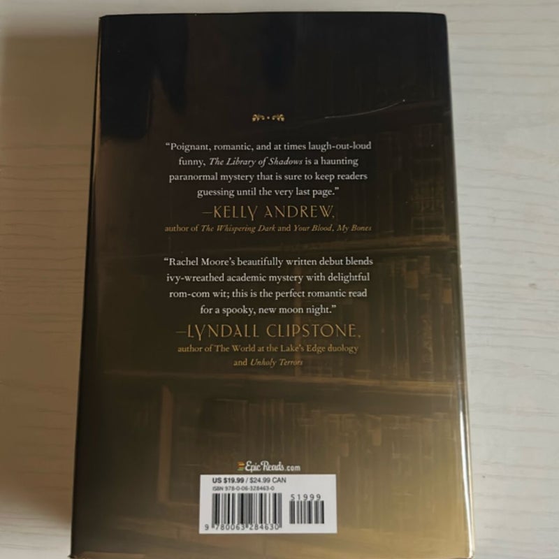 The Library of Shadows by Rachel Moore