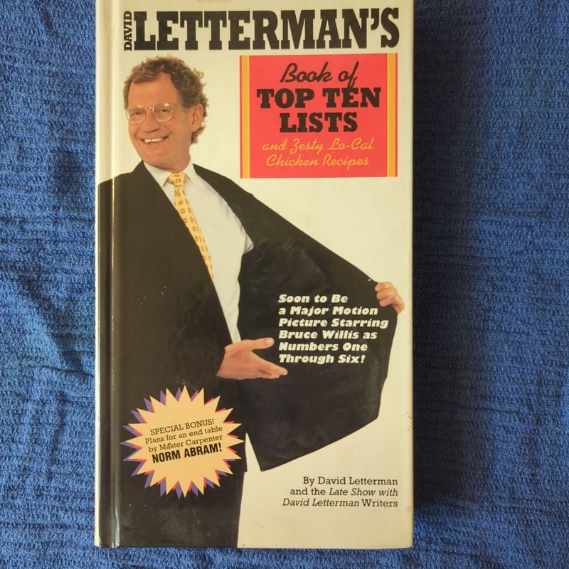 David Letterman's Book of Top Ten Lists by David Letterman, Steve O'Donnell
