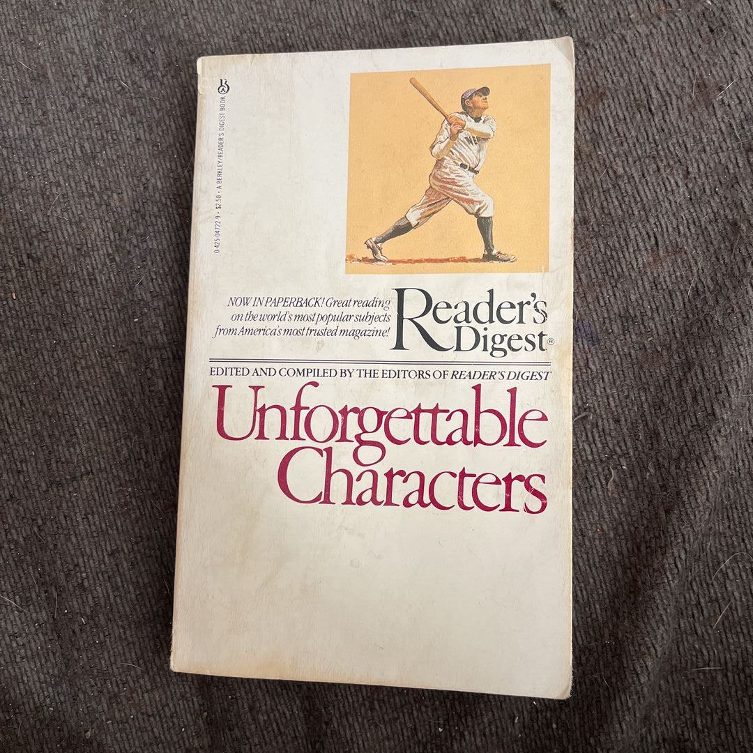 Unforgettable Characters by Reader's Digest Editors