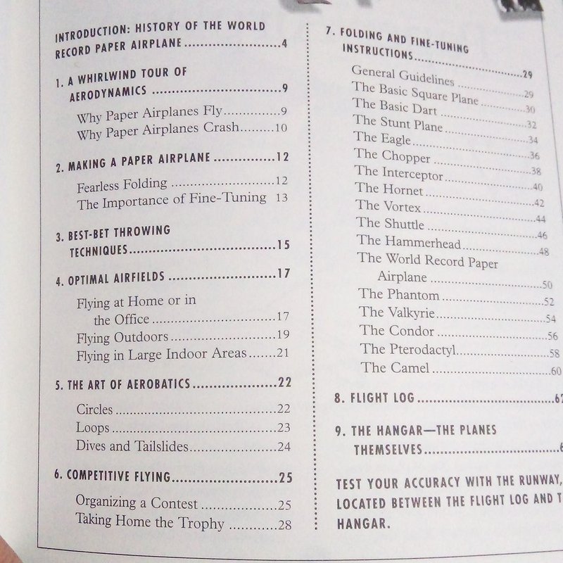 The World Record Paper Airplane Book by Ken Blackburn, Jeff Lammers