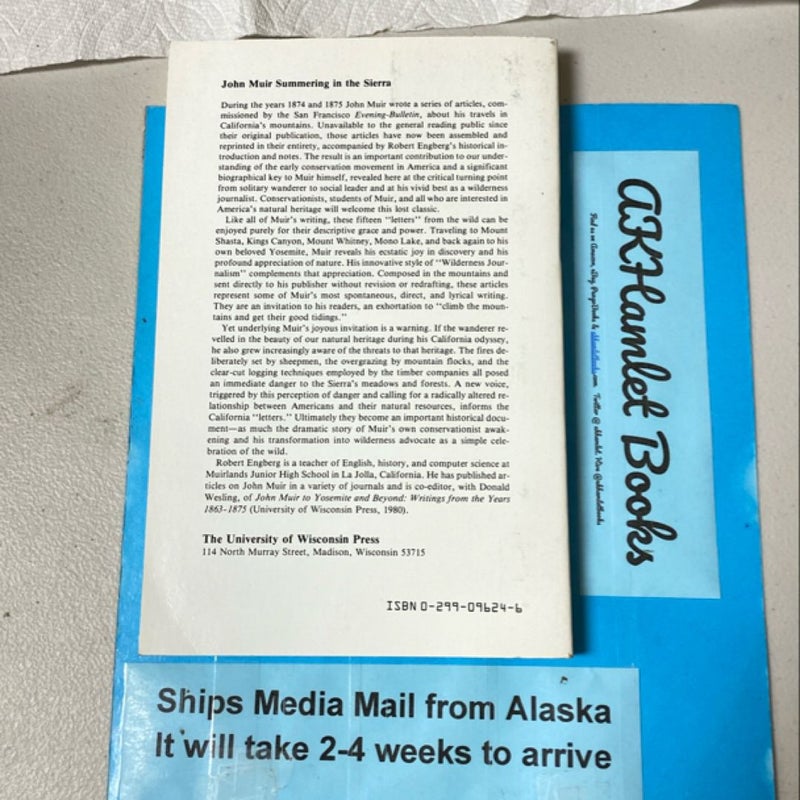 John Muir Sierra by Robert E. Engberg, Paperback | Pangobooks