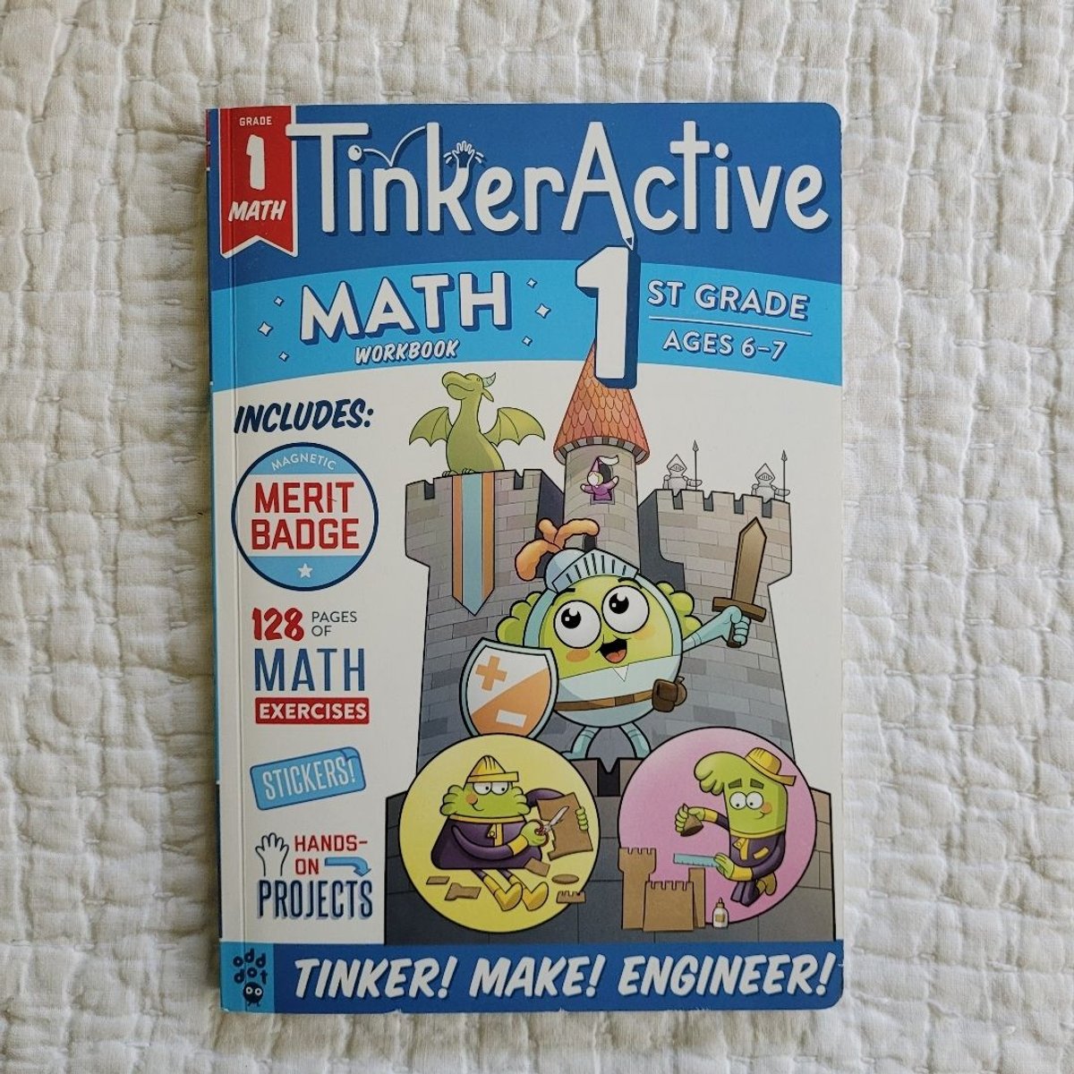 TinkerActive Workbooks: 1st Grade Math by Justin Krasner, Odd Dot