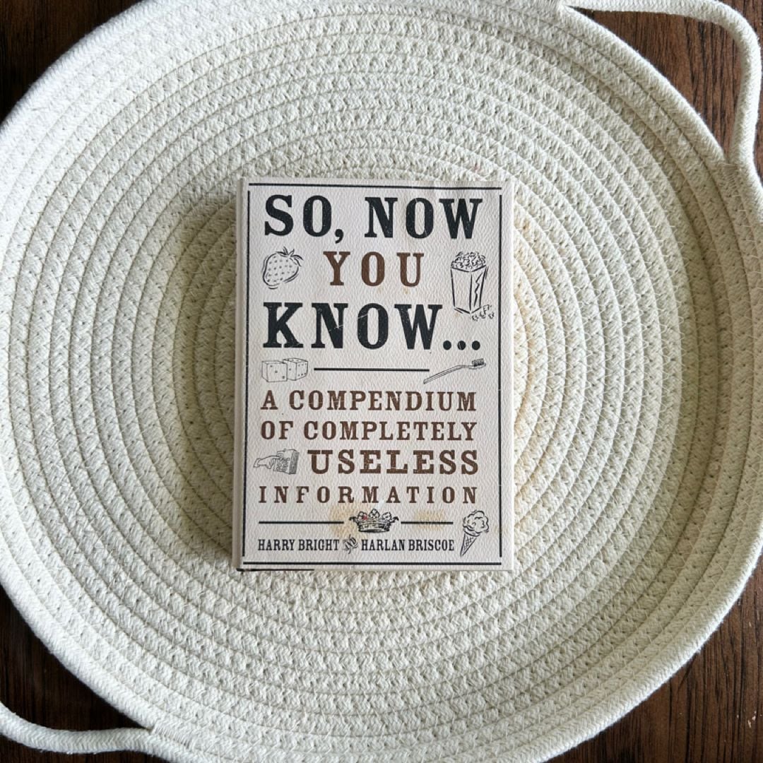 So, now you know… by Harry Bright & Harlan Briscoe, Hardcover | Pangobooks