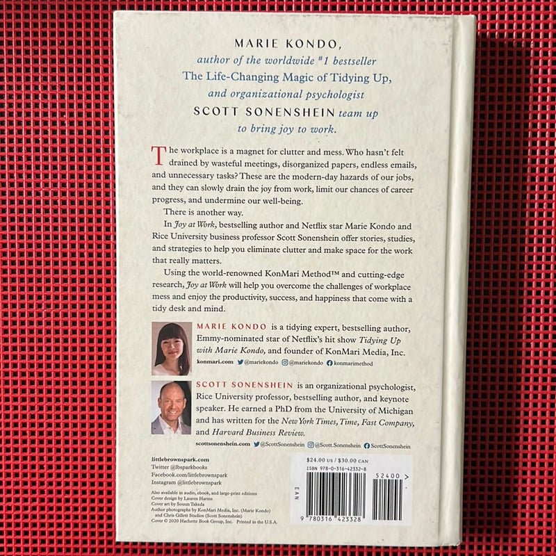 Joy at Work by Marie Kondo, Scott Sonenshein