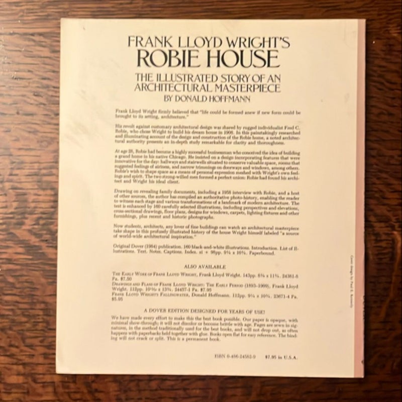 Frank Lloyd Wright's Robie House by Donald Hoffmann