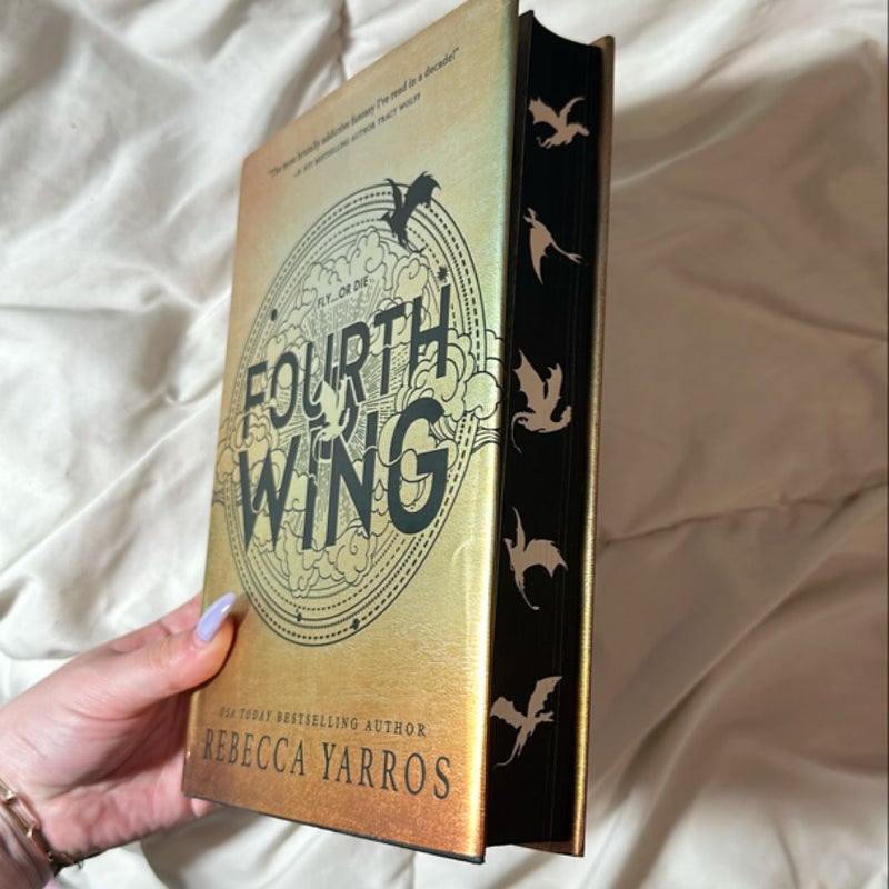 FOURTH WING (ORIGINAL FIRST EDITION SPRAYED EDGE) & IRON FLAME ...