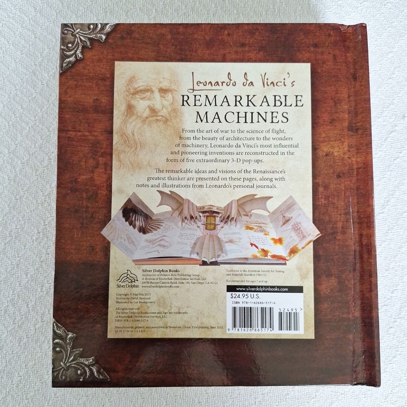 Leonardo Da Vinci's Remarkable Machines by David Hawcock