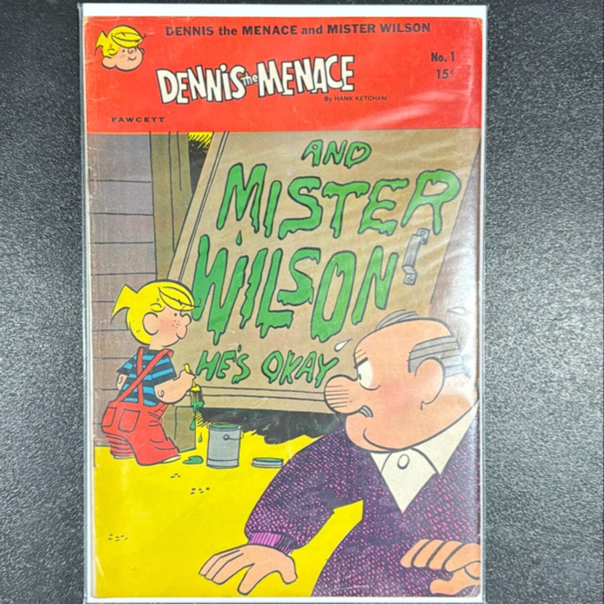 Dennis the Menace # 1 October 1969 Fawcett by Hank Ketcham by Hank ...