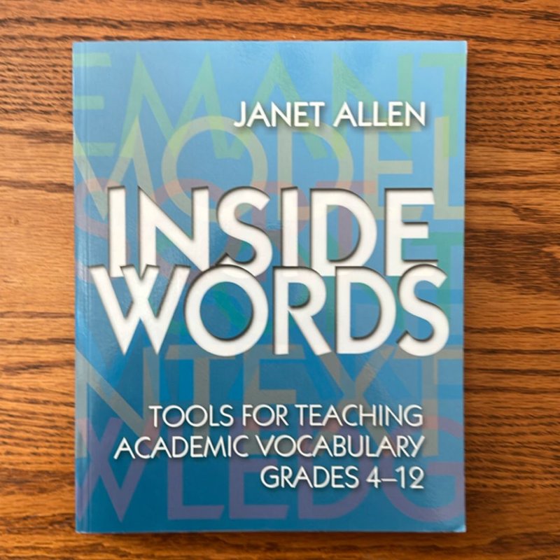 Inside Words by Janet Allen