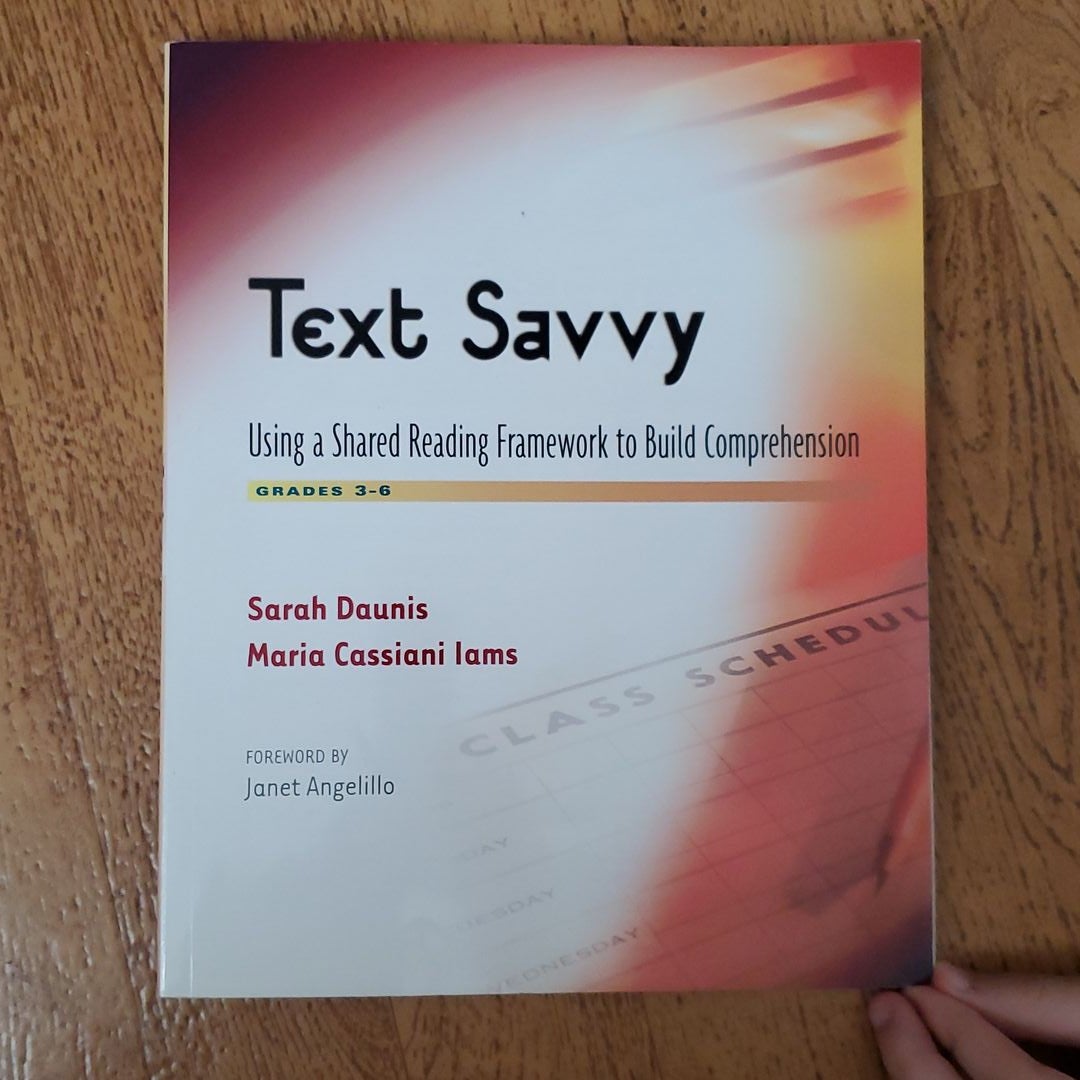Text Savvy by Maria Cassiani Iams, Sarah Daunis