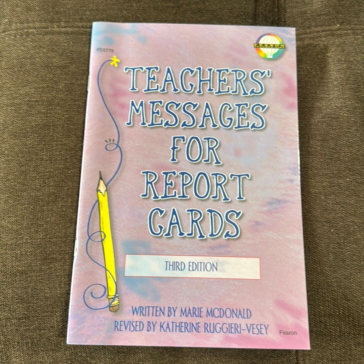 Teachers' Messages for Report Cards, Grades K - 8 by Marie Mcdonald ...