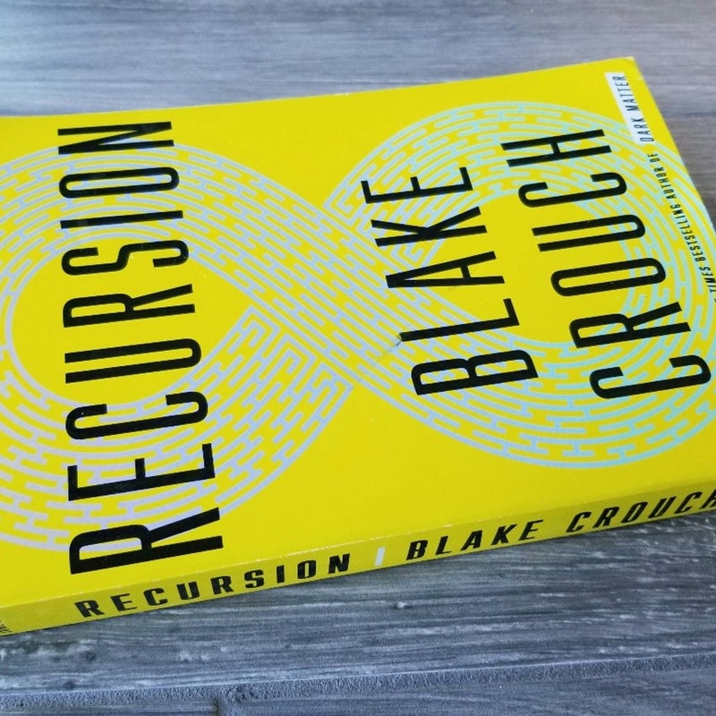 ARC - UNCORRECTED PROOF - RECURSION BY BLAKE CROUCH SCIENCE FICTION ...