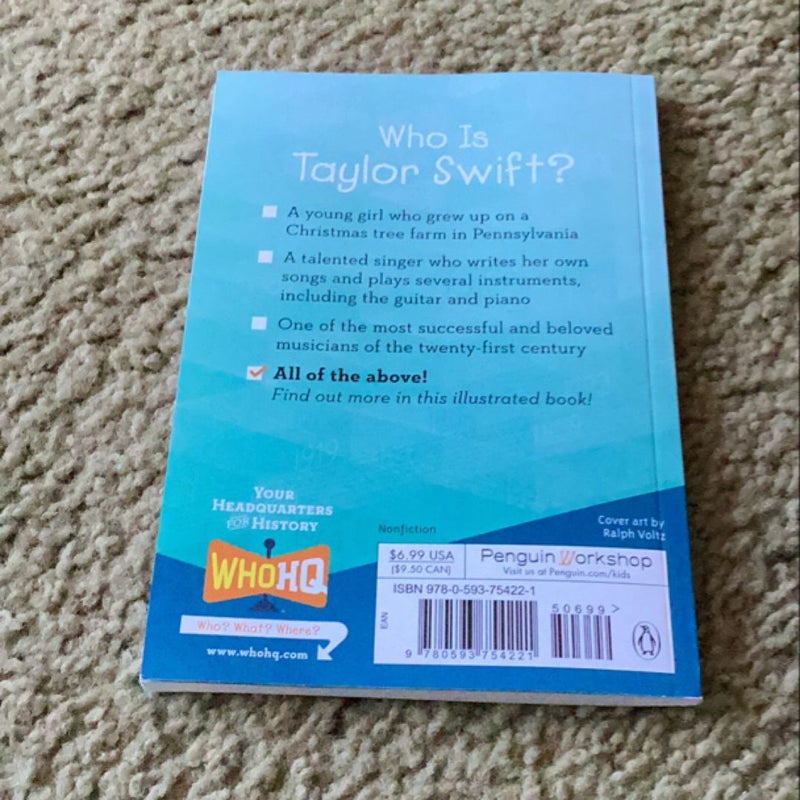 Who Is Taylor Swift? by Kirsten Anderson, Who HQ