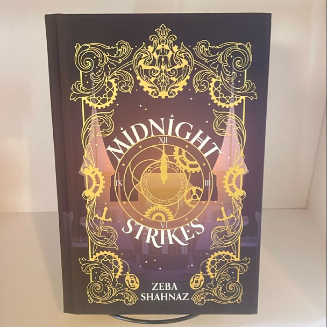 Signed Sprayed Edge Owlcrate Special First Edition Midnight Strikes by ...