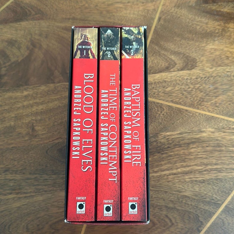 The Witcher Boxed Set: Blood of Elves, the Time of Contempt, Baptism of ...