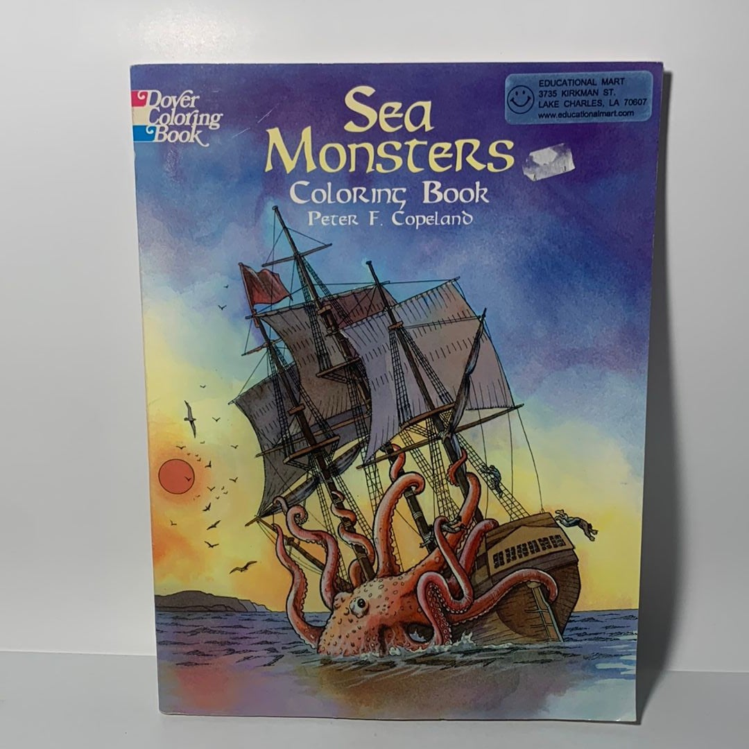 Sea Monsters Coloring Book by Peter F. Copeland, Paperback | Pangobooks