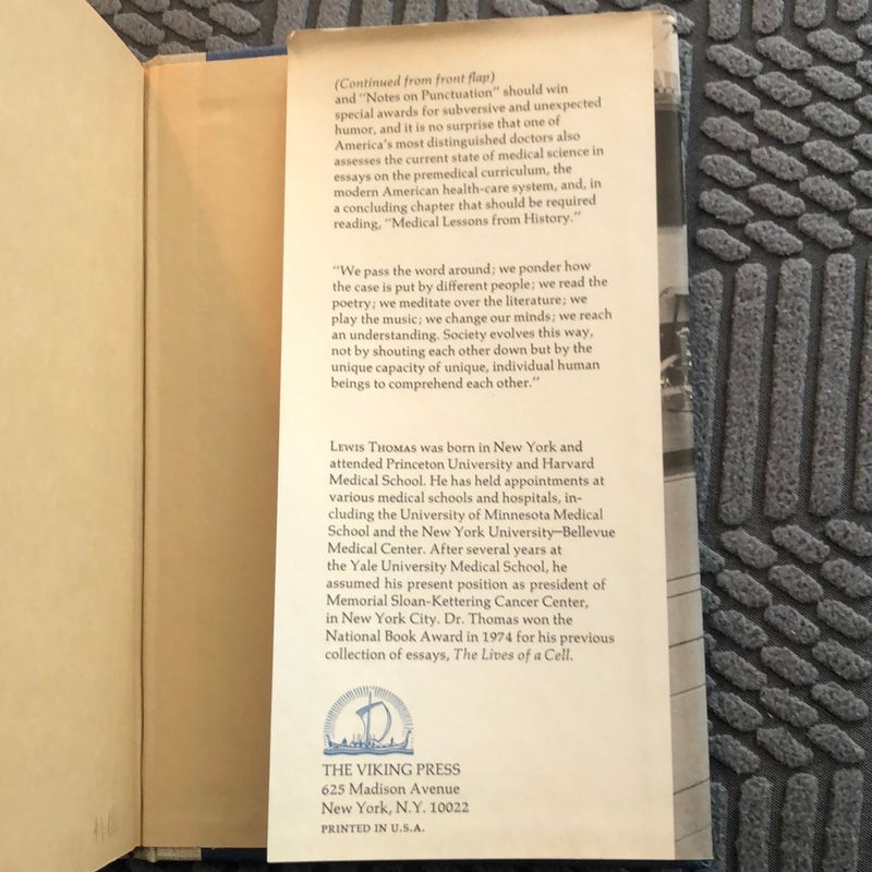 The Medusa and the Snail by Lewis Thomas