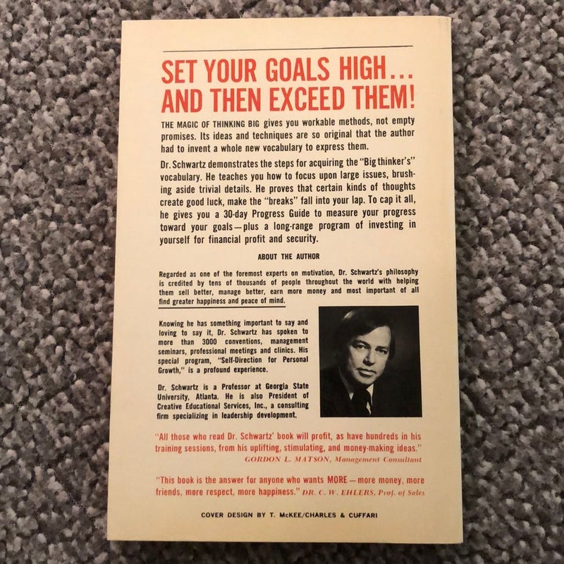 The Magic of Thinking Big by David J. Shwartz, Paperback | Pangobooks