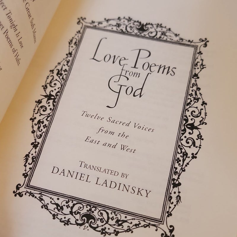 Love Poems from God by Daniel Ladinsky, Paperback | Pangobooks