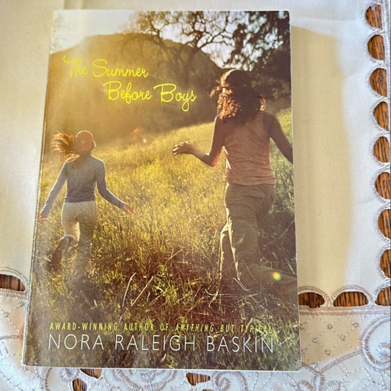 The summer before boys by Nora Raleigh Baskin, Paperback | Pangobooks