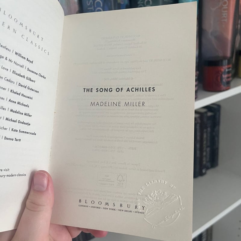 The song of achilles by Madeline miller, Paperback | Pangobooks