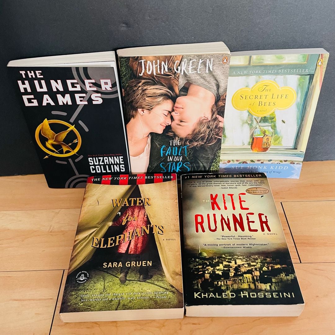 Banned/ Challenged Book Bundle, YA-Lot of 5; Kite Runner, Secret Life ...