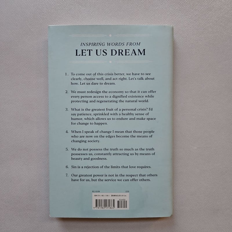 Let Us Dream by Pope Francis; Austen Ivereigh, Hardcover | Pangobooks