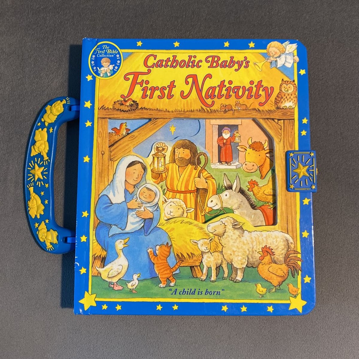 Catholic Baby's First Nativity by Muff Singer