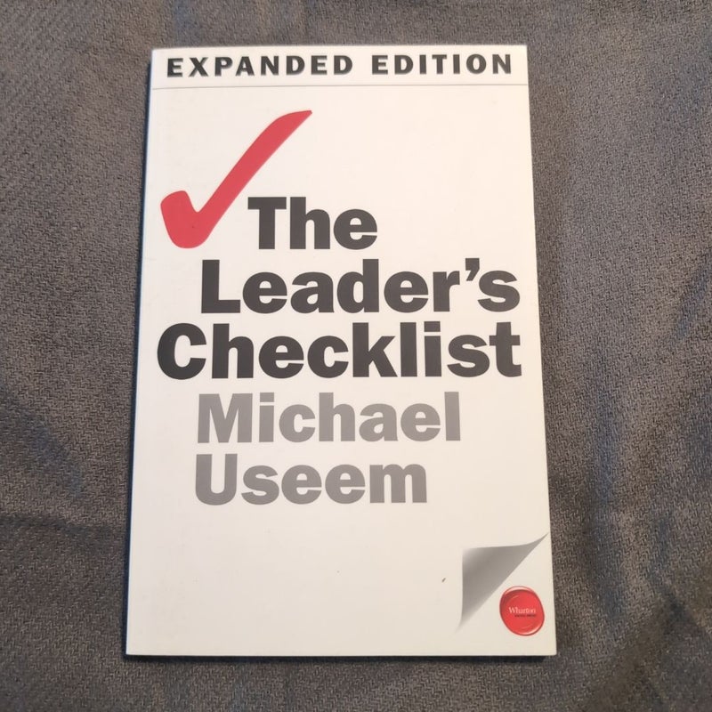 The Leader's Checklist, Expanded Edition by Michael Useem