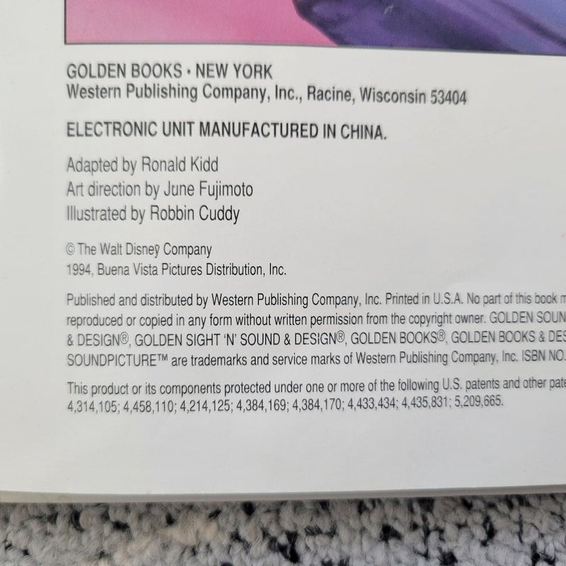 Golden Books Golden Sound Story Disney's The Lion King by Adapted by ...