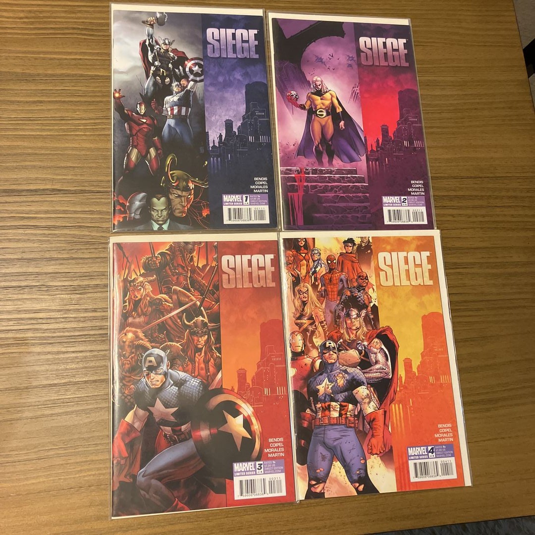 Marvel Siege Limited Series 1-4 by Brian Bendis, Paperback | Pangobooks
