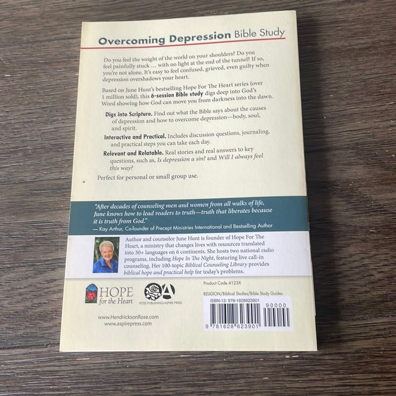 Overcoming Depression by June Hunt, Paperback | Pangobooks