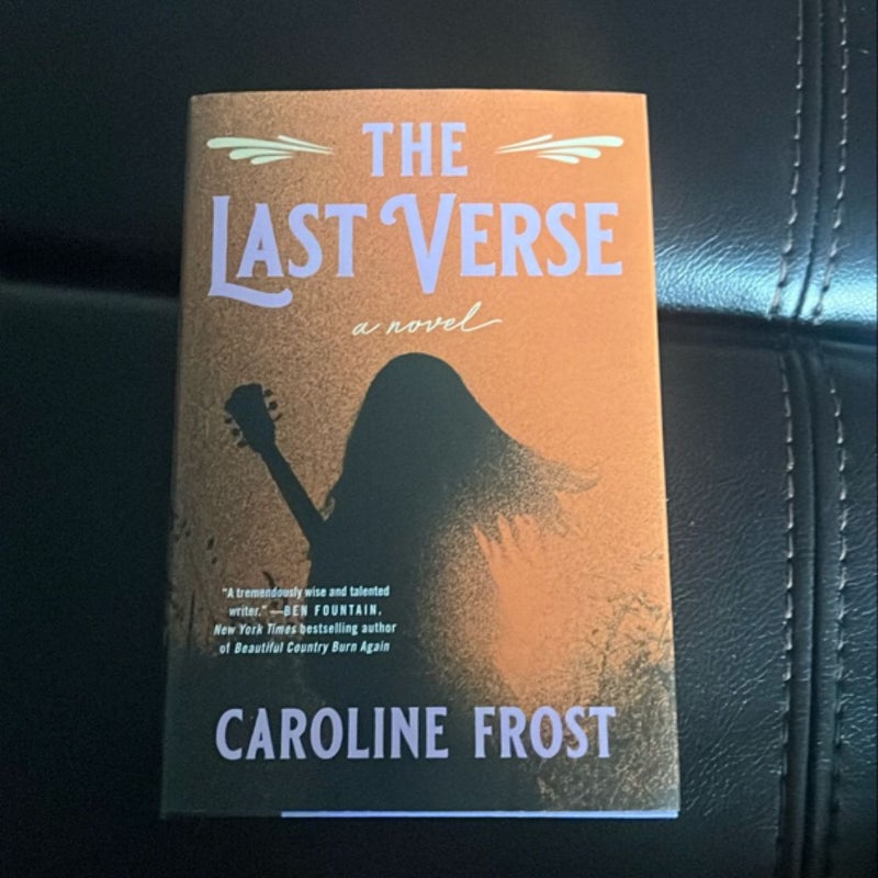 The Last Verse by Caroline Frost, Hardcover | Pangobooks