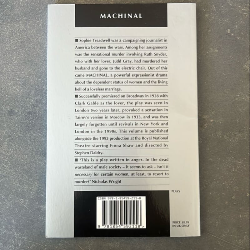 Machinal by Sophie Treadwell