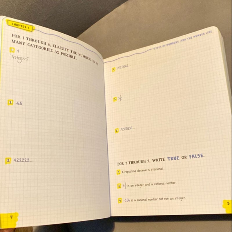 The Big Fat Middle School Math Workbook by Workman Publishing