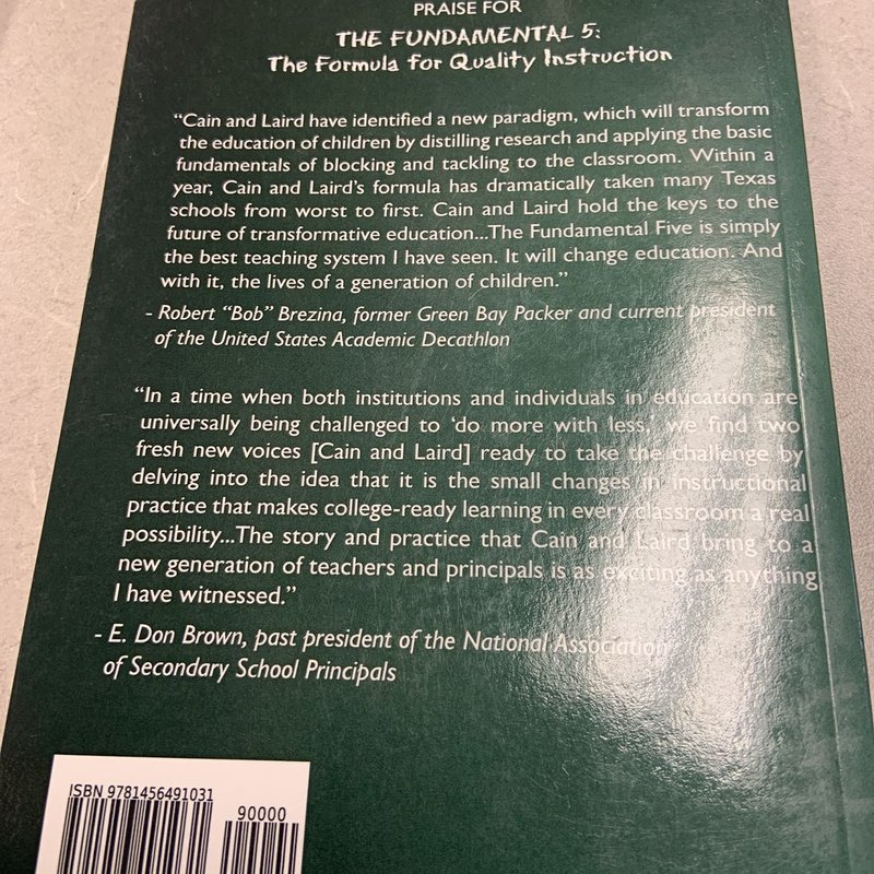 The Fundamental 5: the Formula for Quality Instruction by Mike Laird ...