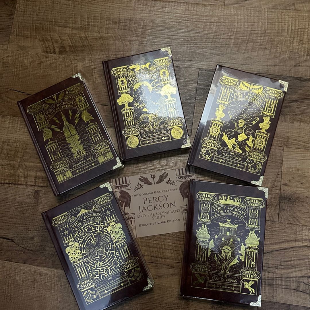 Percy Jackson & the Olympians Bookish Box by Rick Riordan, Hardcover ...