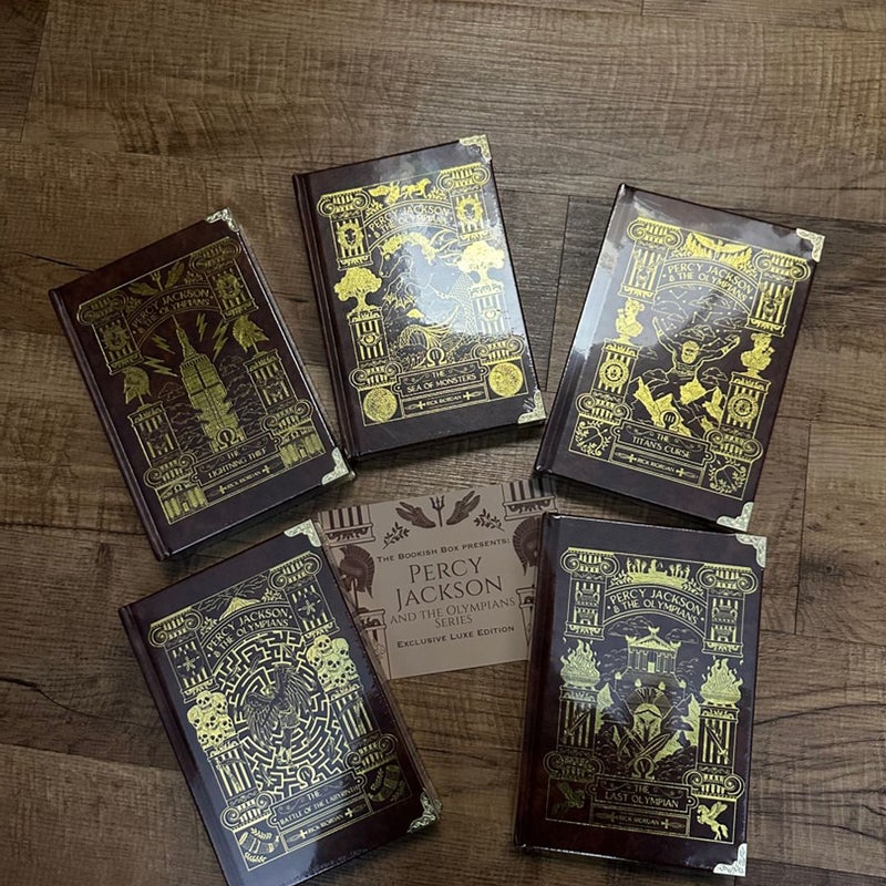 Percy Jackson & the Olympians Bookish Box by Rick Riordan, Hardcover ...