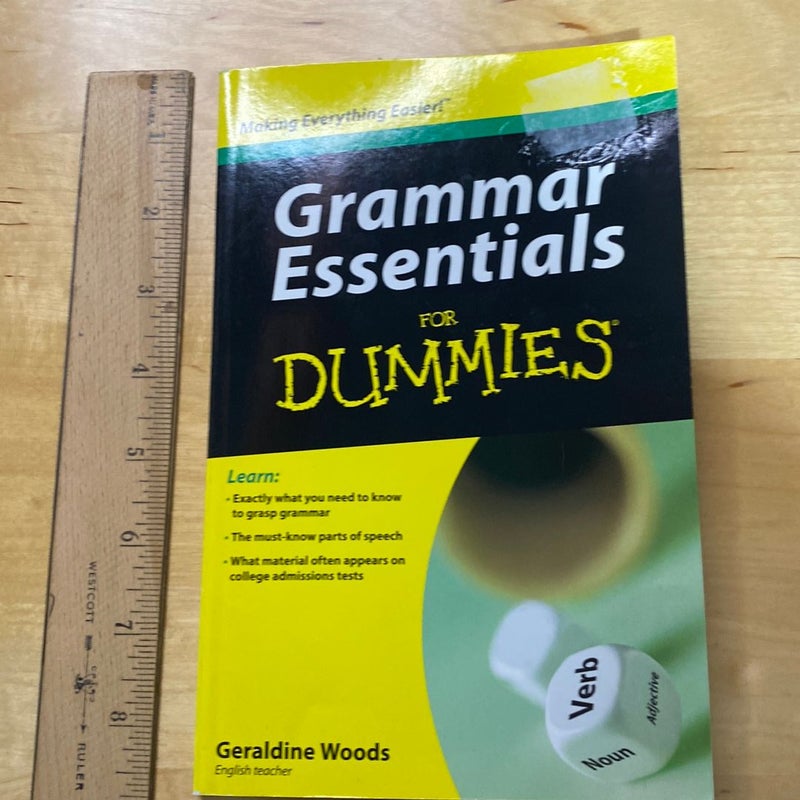 Grammar Essentials for Dummies by Geraldine Woods