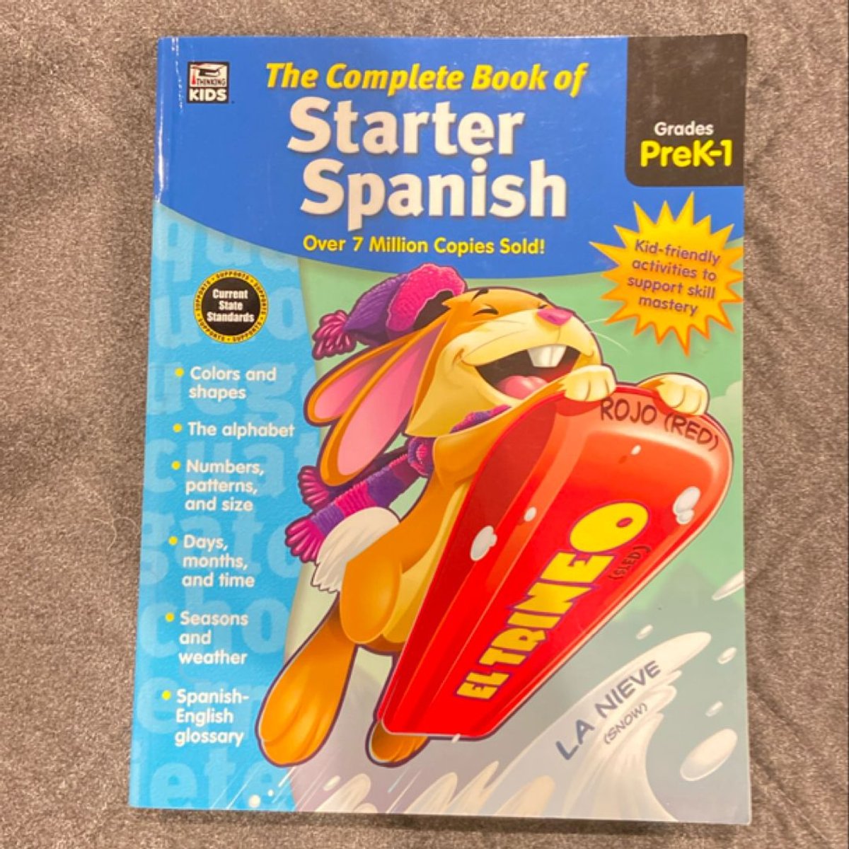 The Complete Book of Starter Spanish, Grades Preschool - 1 by Thinking Kids