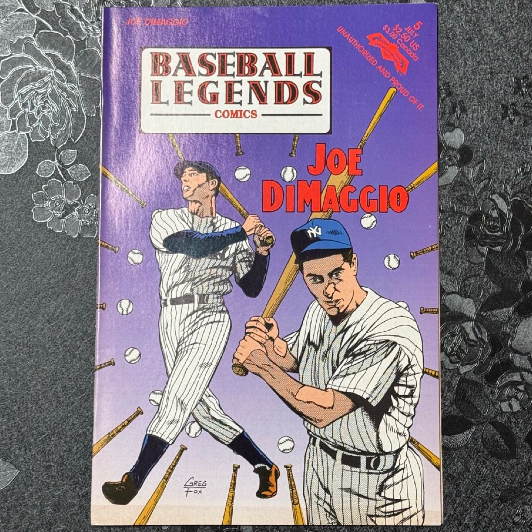 Baseball Legends Comics # 5 July 1992 Joe DiMaggio Revolutionary Comics ...
